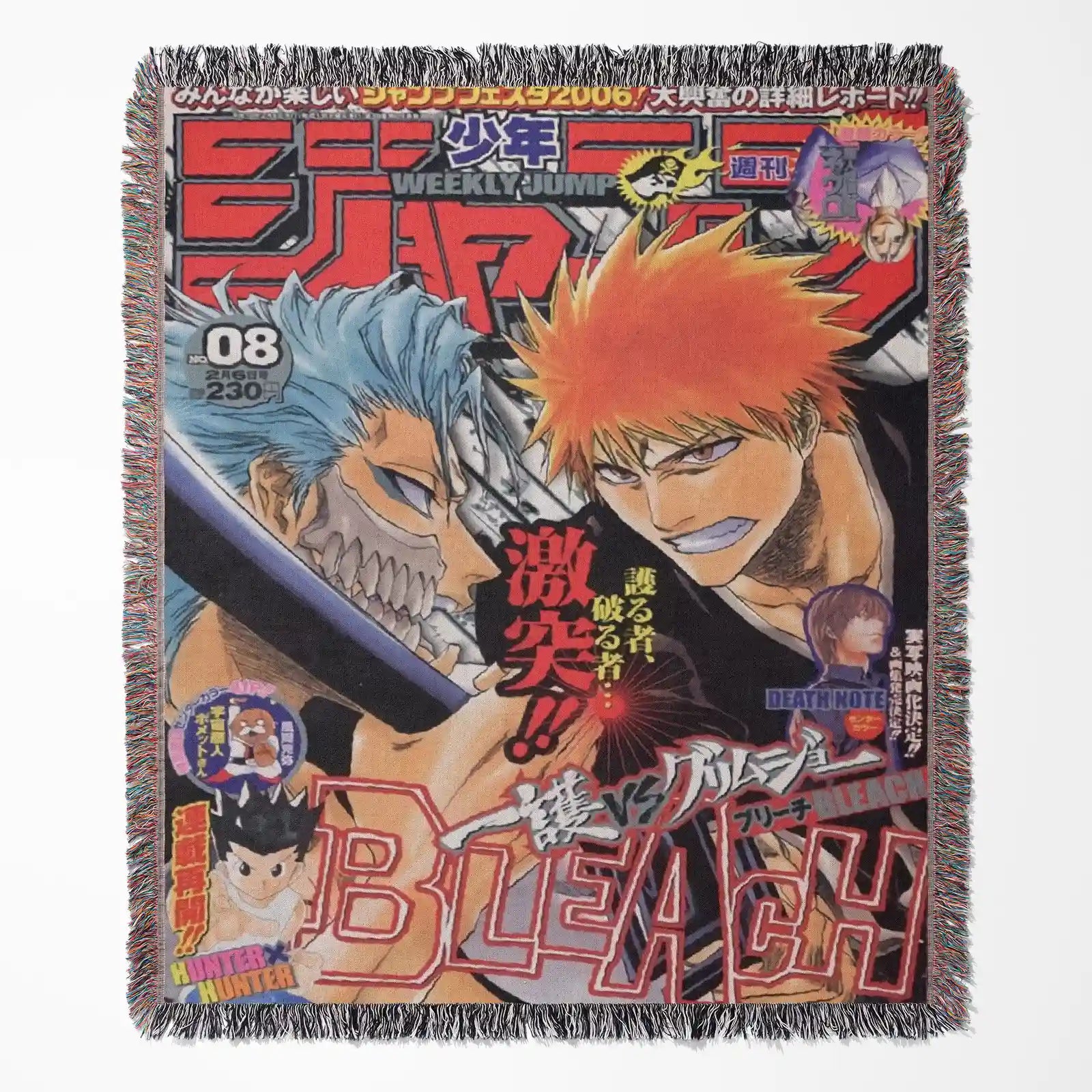 Bleach Anime Woven Throw Blanket Tapestry – Personality Anime Room Dec